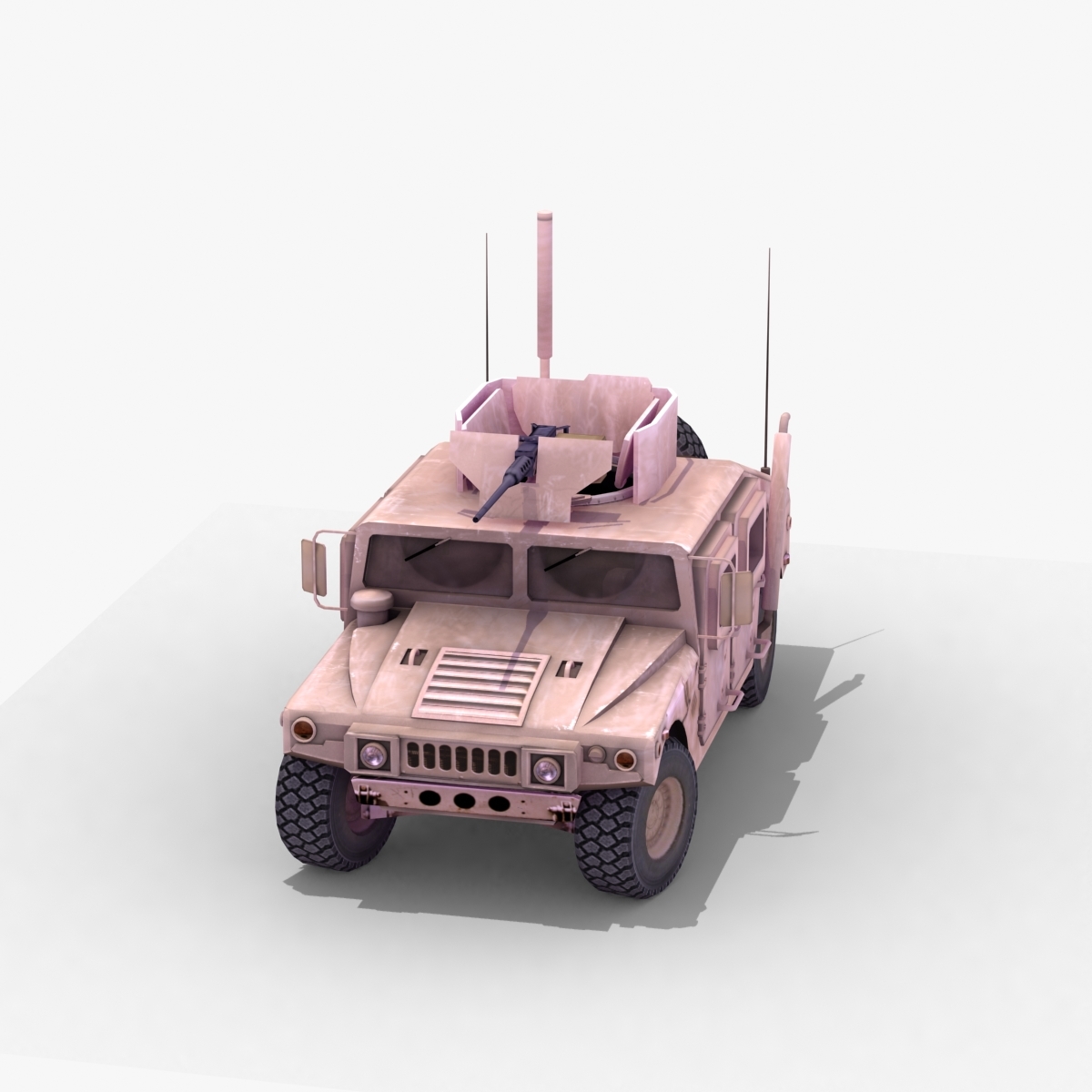 3d m1114 hmmwv model