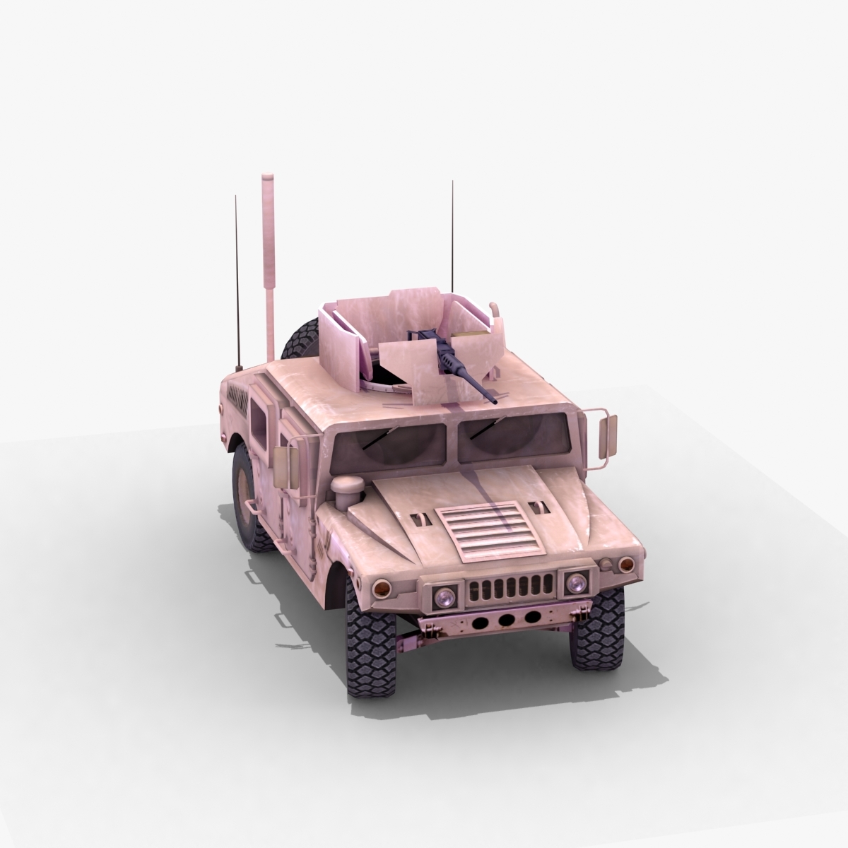 3d m1114 hmmwv model
