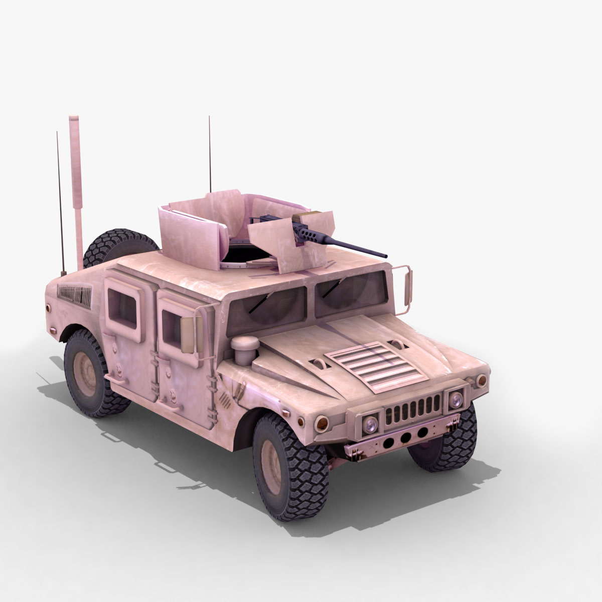 3d m1114 hmmwv model