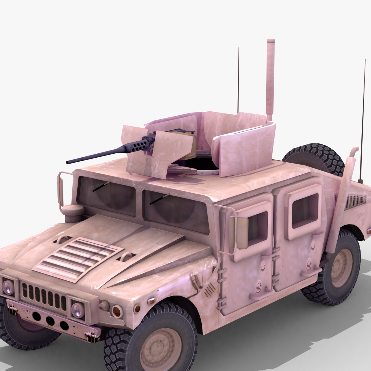 3d m1114 hmmwv model