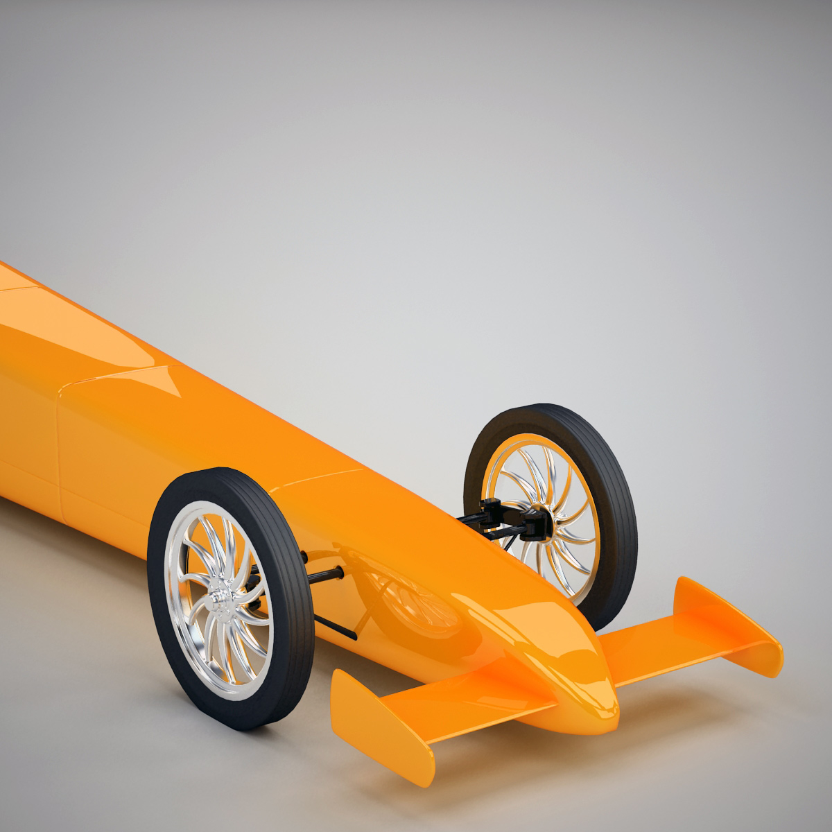fuel drag dragster 3d model