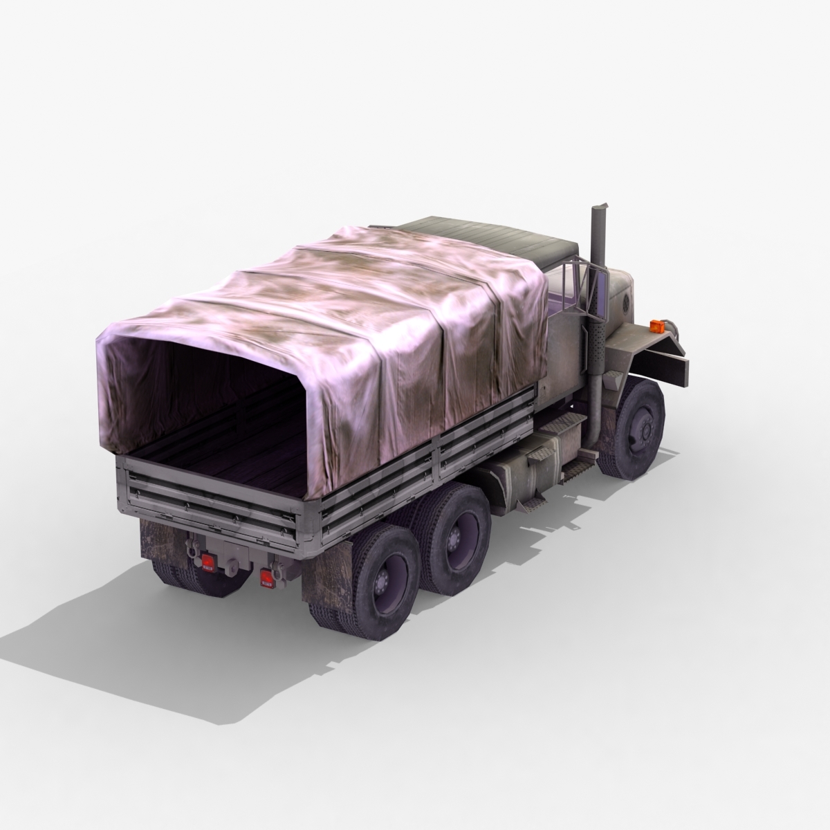 3d model m35 5 army truck