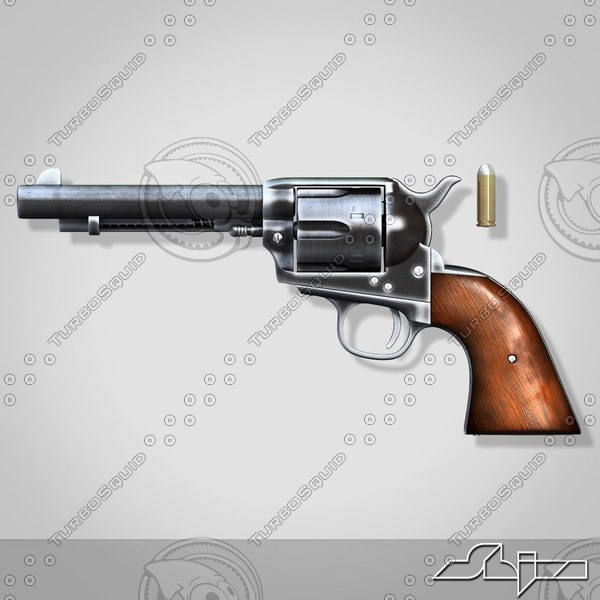 colt handgun peacemaker 2 3d model