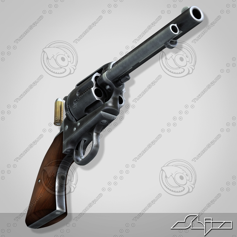 colt handgun peacemaker 2 3d model