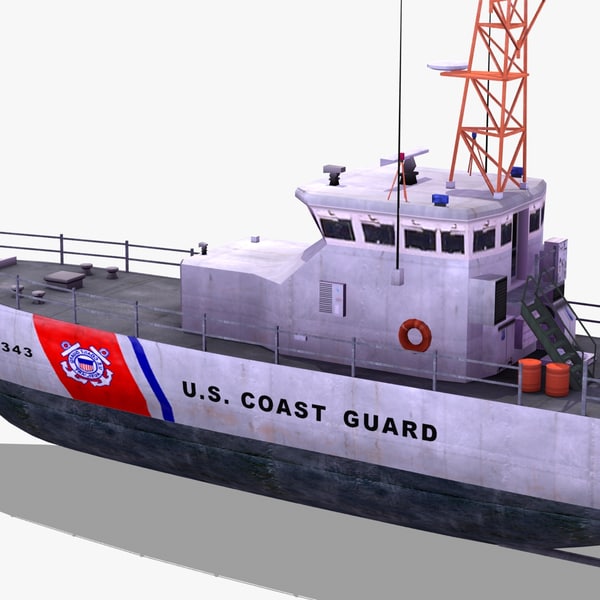 3D модель USCG MPC87 Patrol Boat - TurboSquid 603784