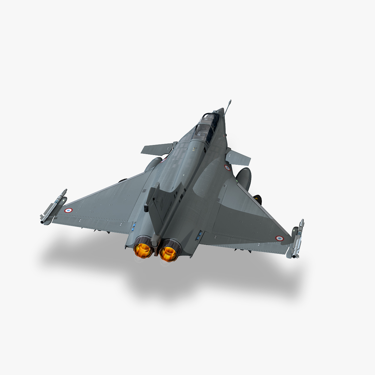 3dsmax dassault rafale fighter cockpit