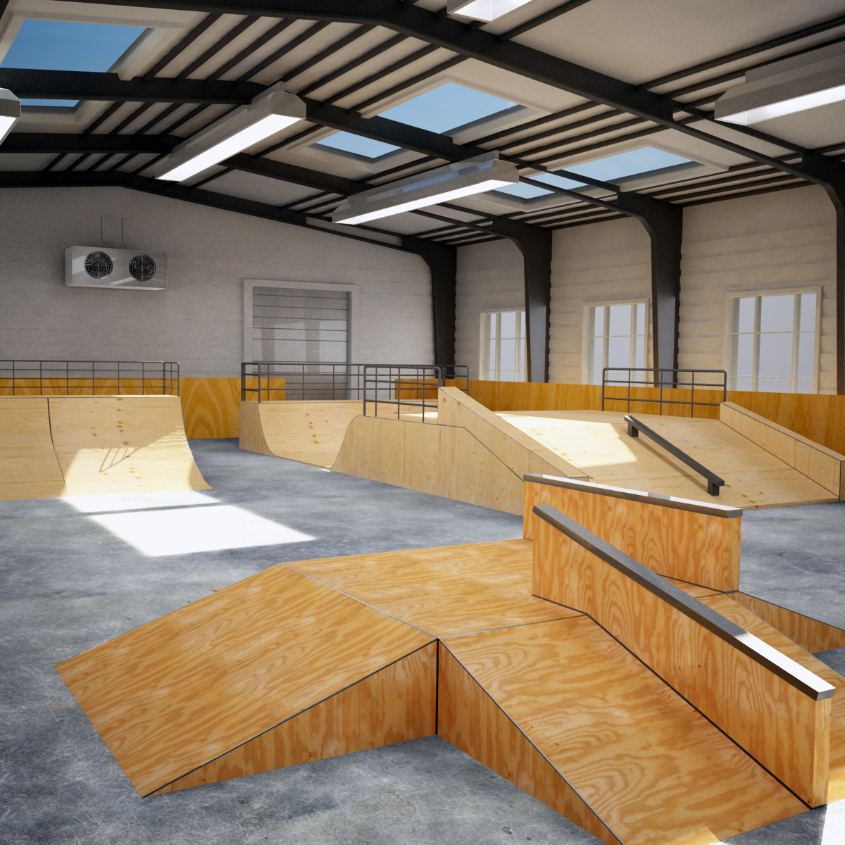 skatepark indoor 3ds