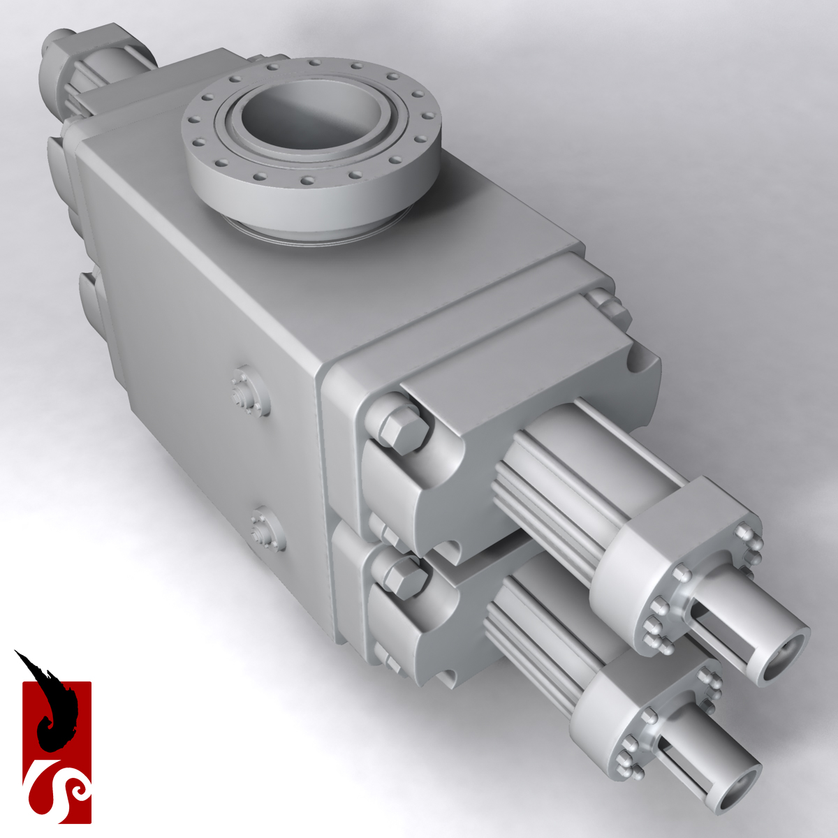 maya forging double ram bop