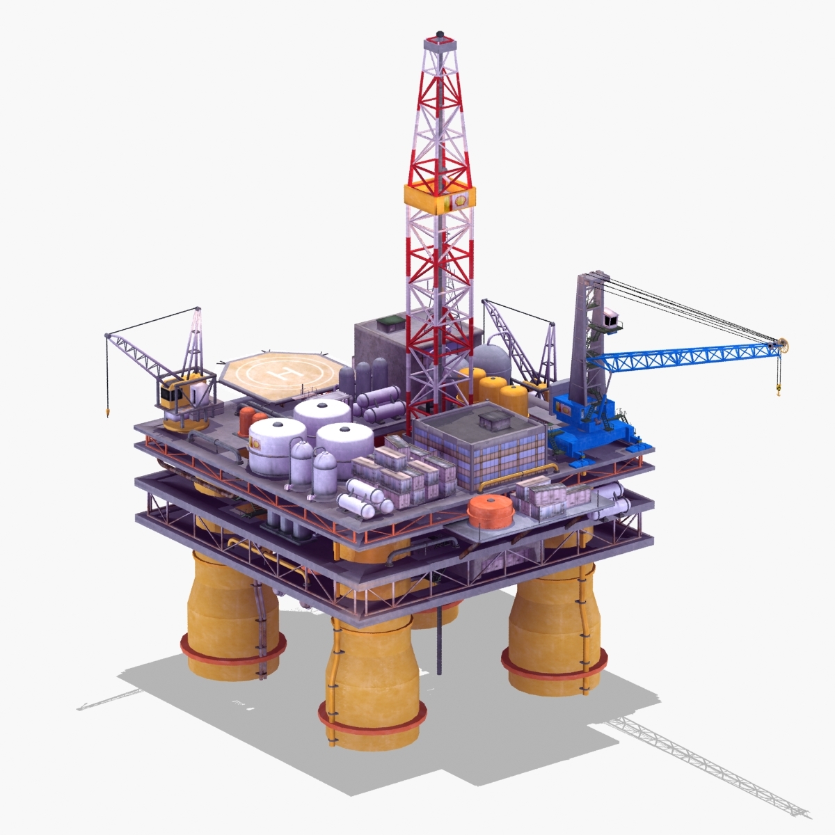 max oil rig offshore 2011