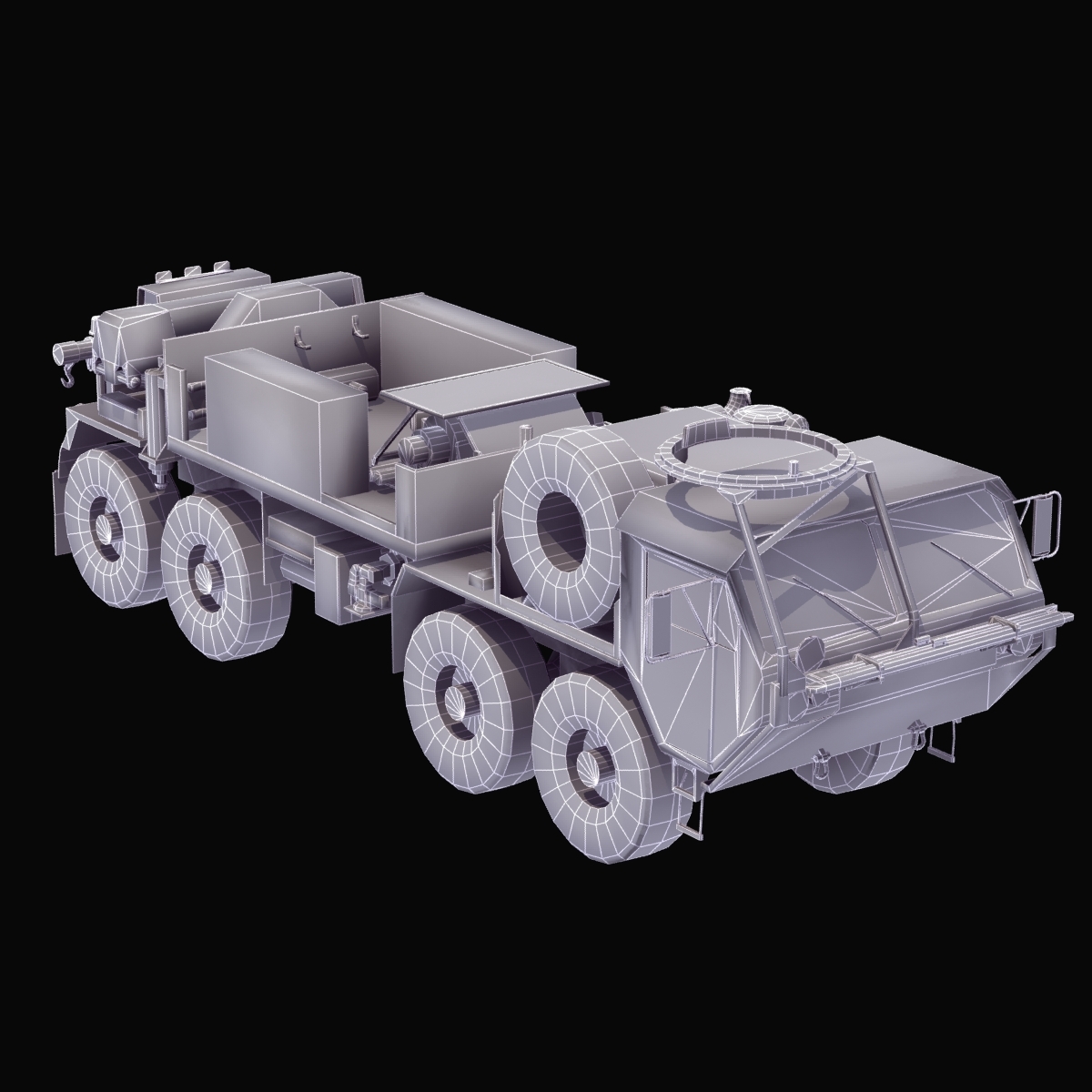 3d model oshkosh m984 hemtt