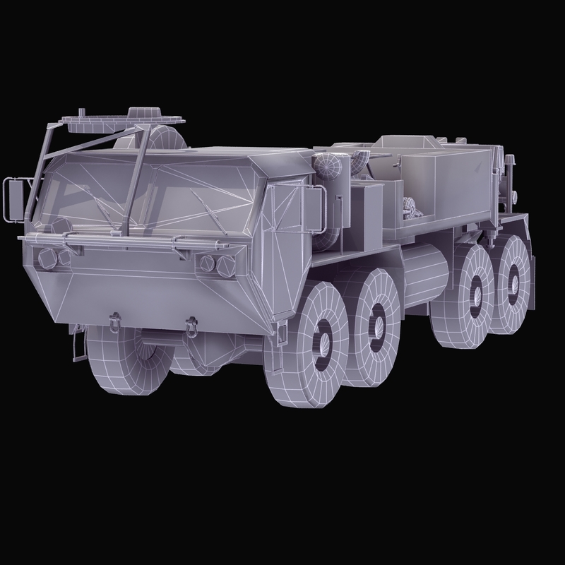 3d model oshkosh m984 hemtt