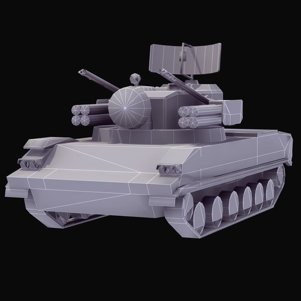 3ds sa19 tunguska vehicle