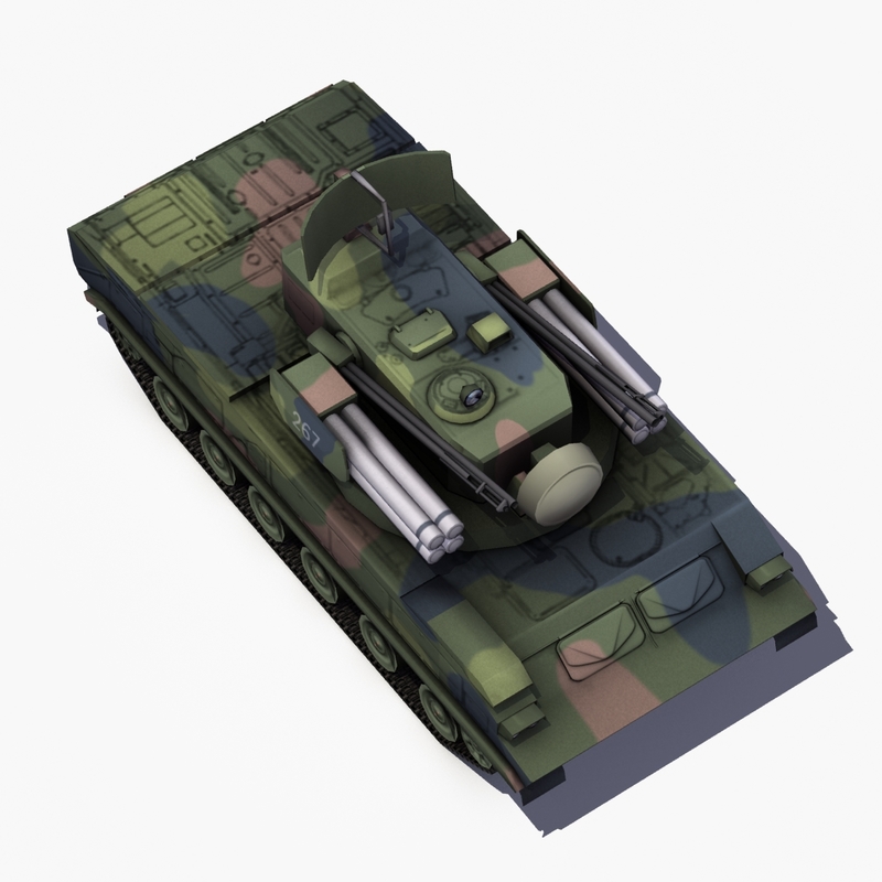 3ds sa19 tunguska vehicle