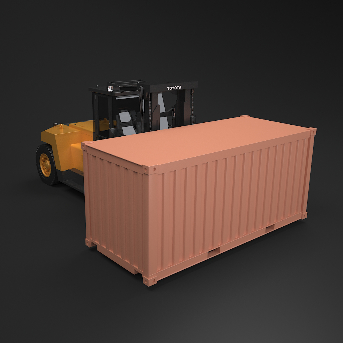 ma forklift 4fd small container