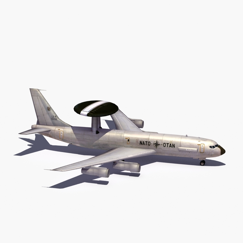 3d model e3 sentry awacs