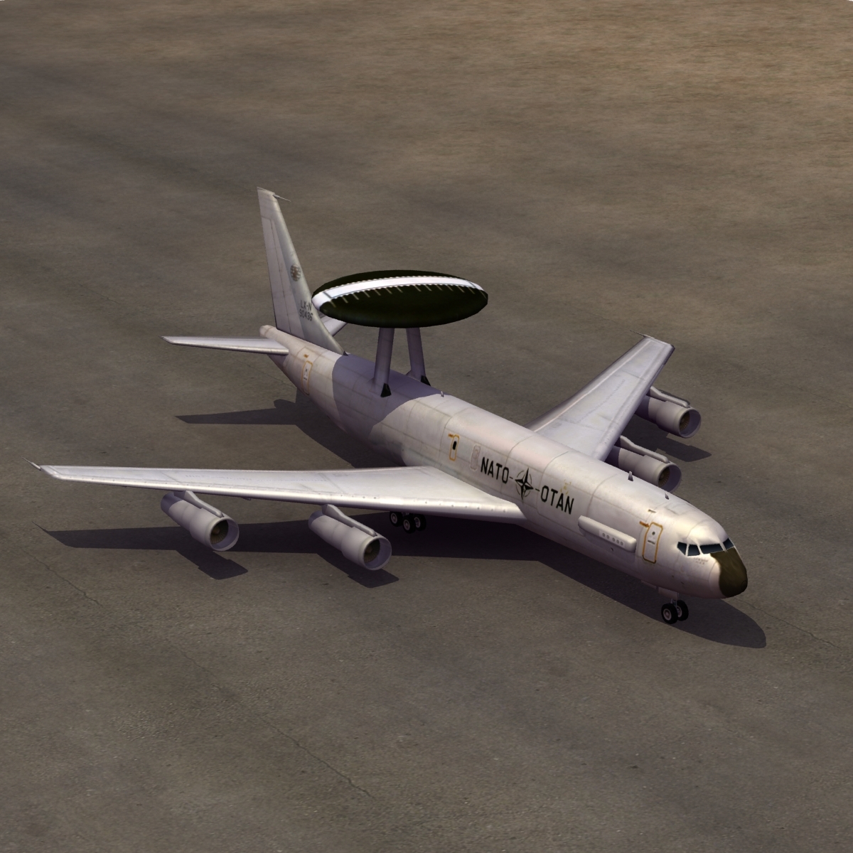 3d model e3 sentry awacs