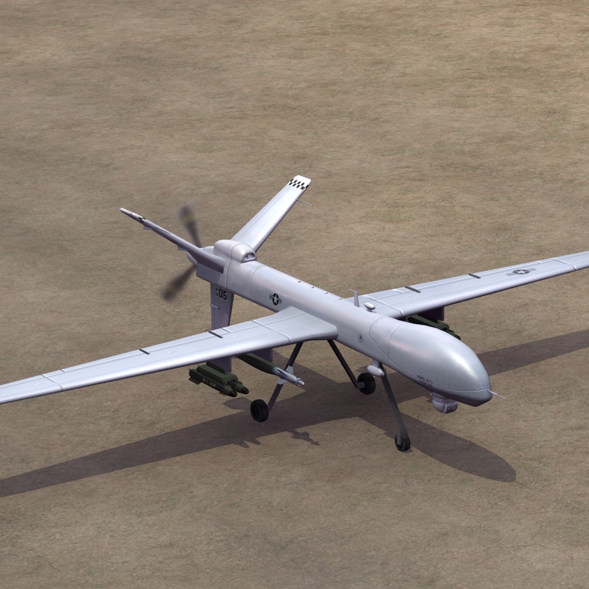 mq-9 reaper 3d x