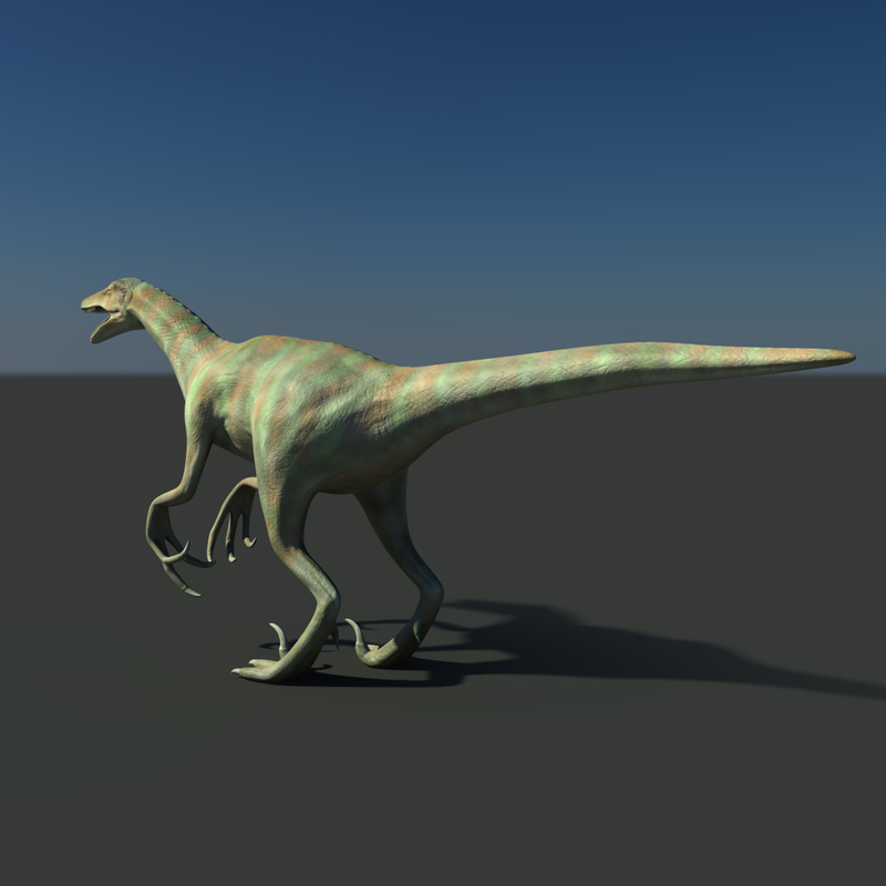 dinosaur adasaurus velociraptor 3d model