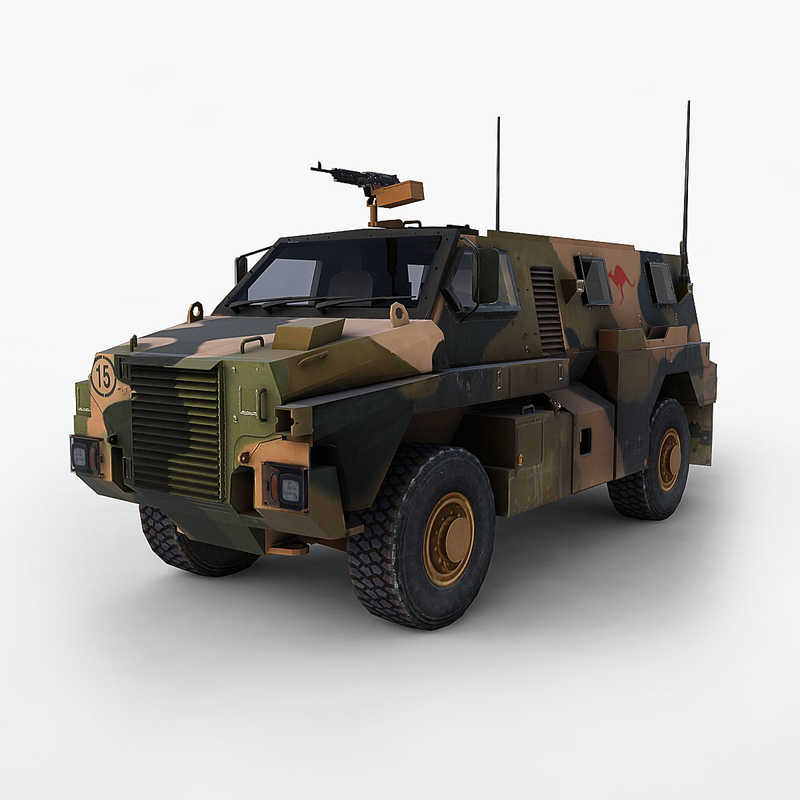 bushmaster mobility vehicle 3d max