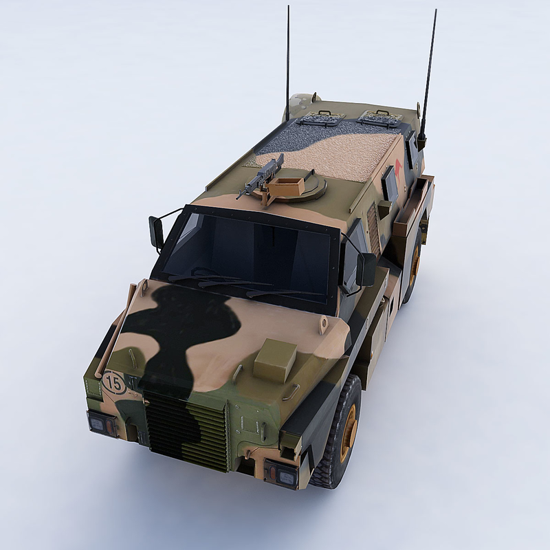 bushmaster mobility vehicle 3d max