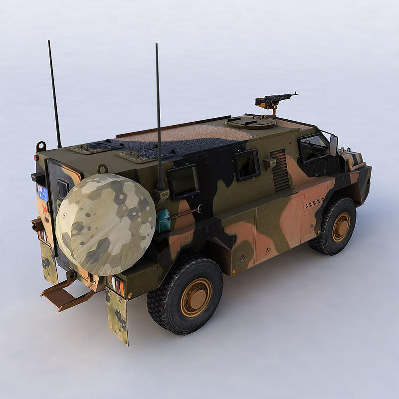 bushmaster mobility vehicle 3d max