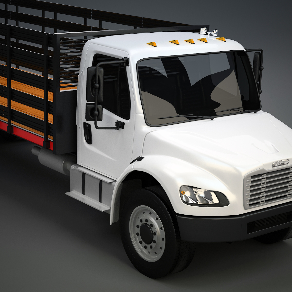 3d freightliner m2 model