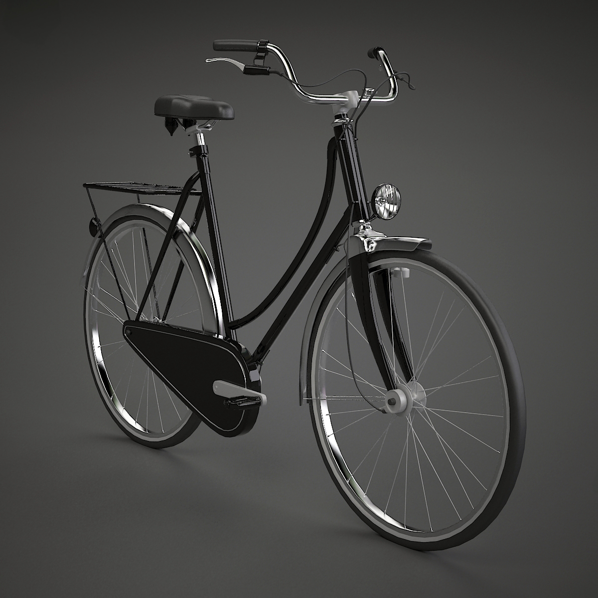 dutch bicycle 3d model