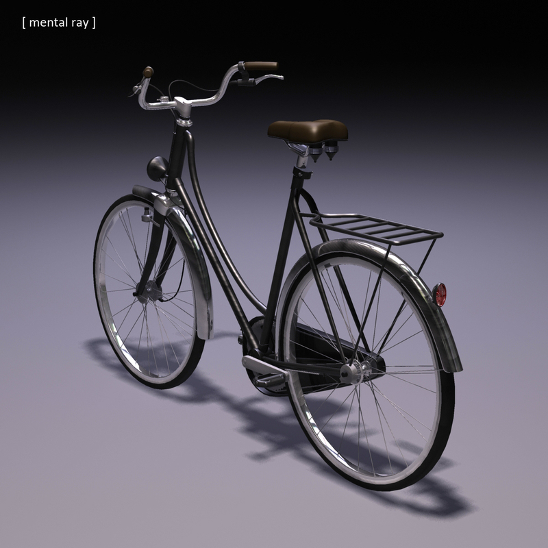 dutch bicycle 3d model