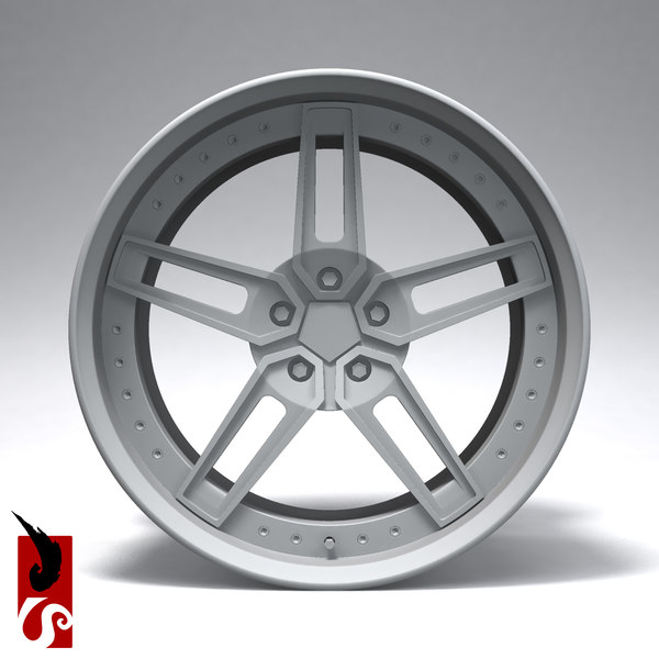 prototype racing wheel 3d model