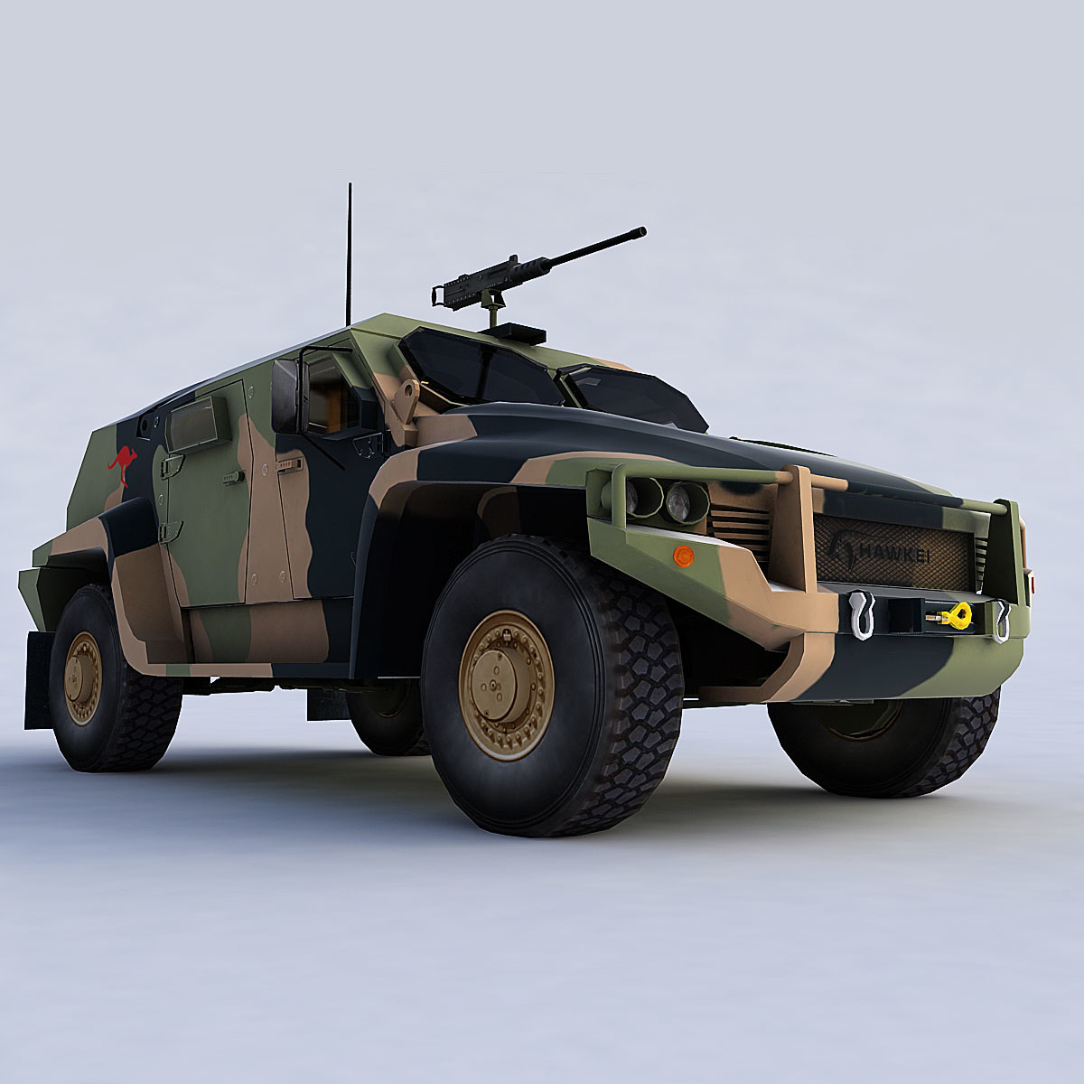 3d hawkei vehicle