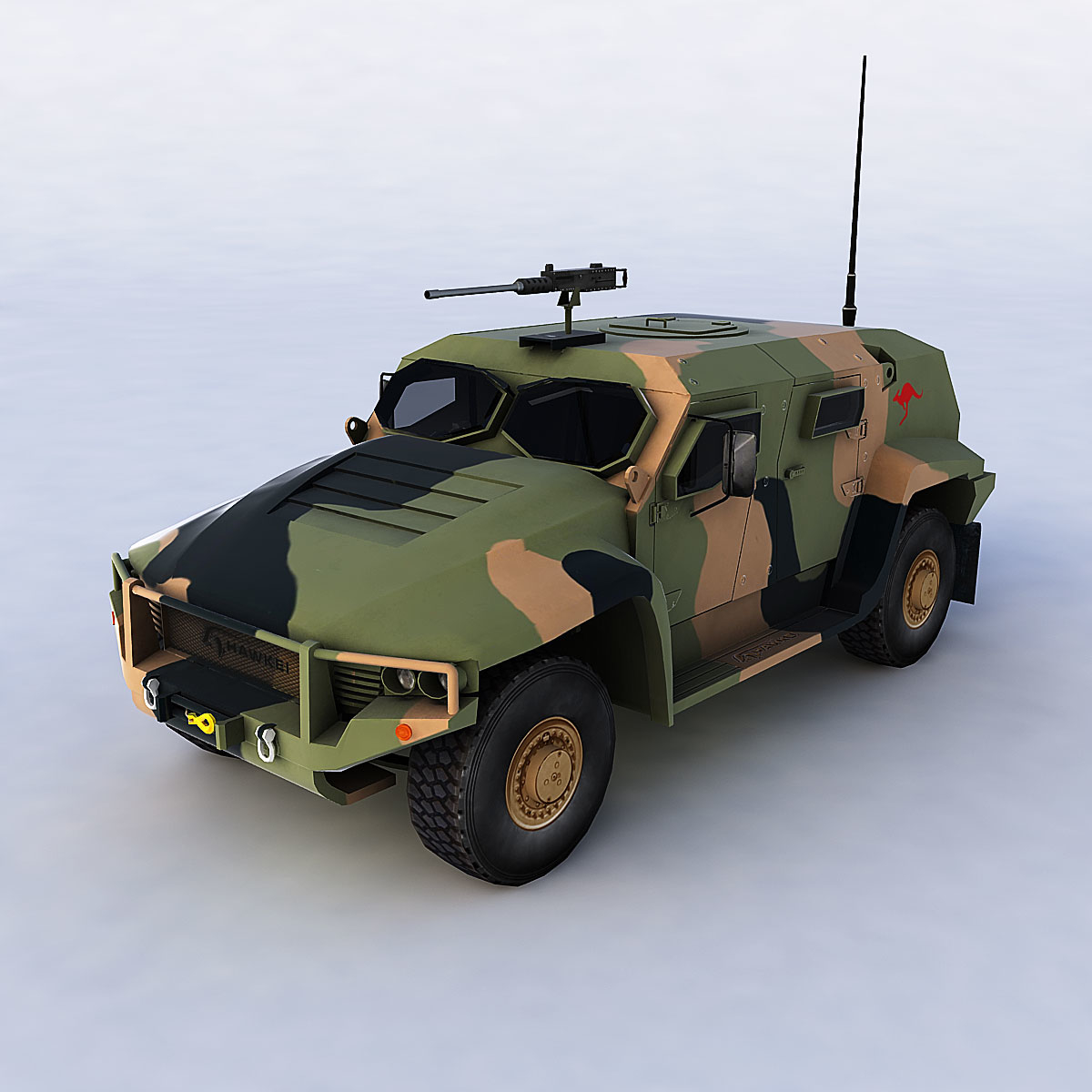 3d hawkei vehicle