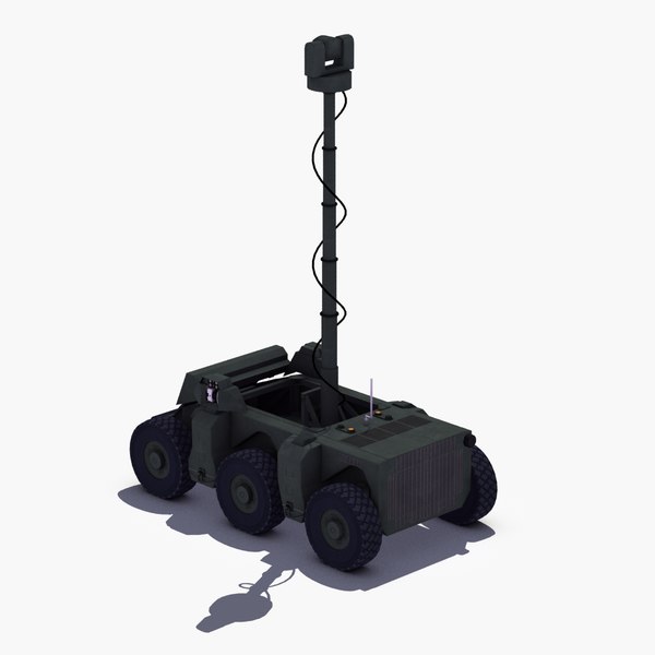 crusher vehicle robot ugv 3ds