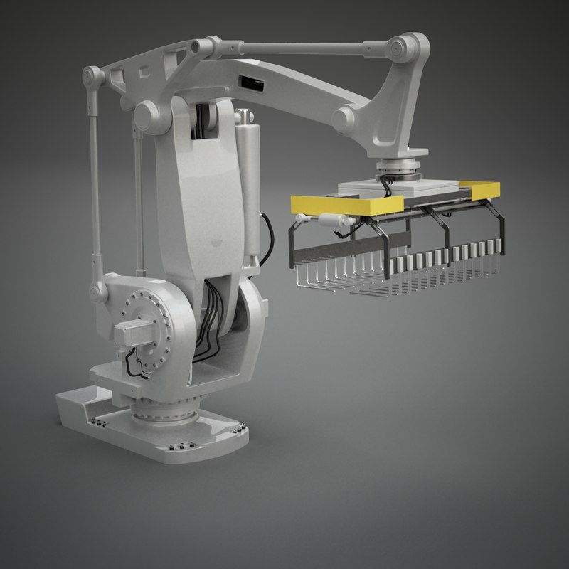 3d model industrial robot