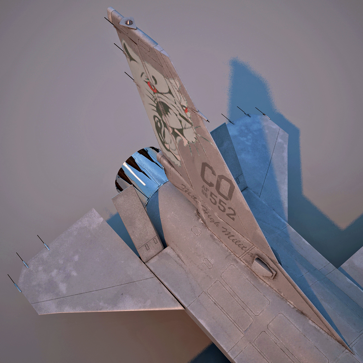 f-16 cockpit 3d model