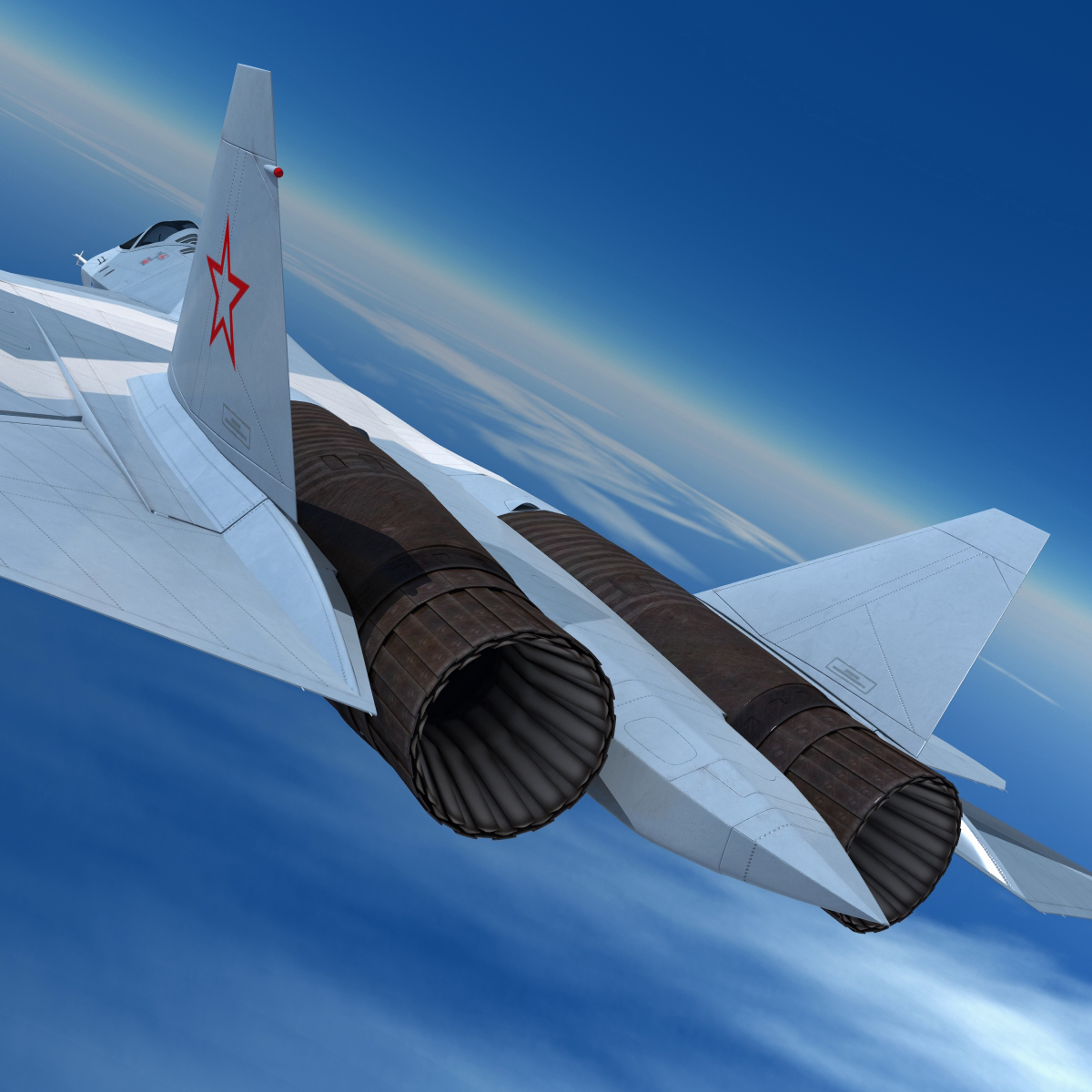 Su t50 Statisch 3D-Modell - TurboSquid 643974