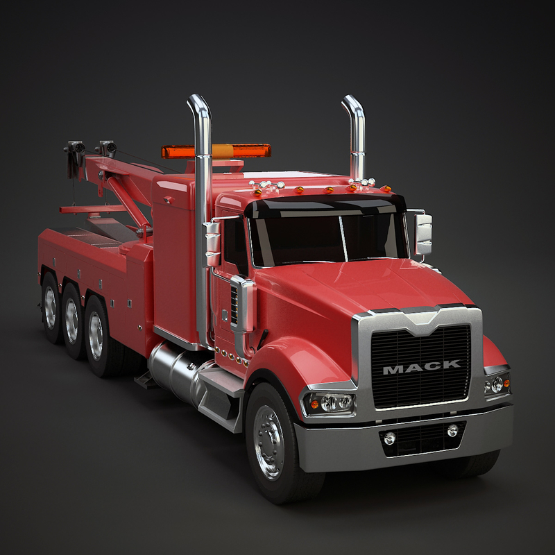 3d 3ds heavy duty tow truck