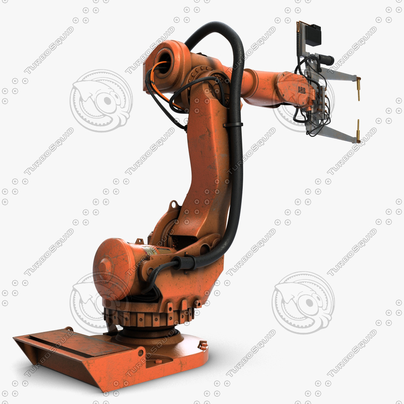 3d 3ds robot modeled