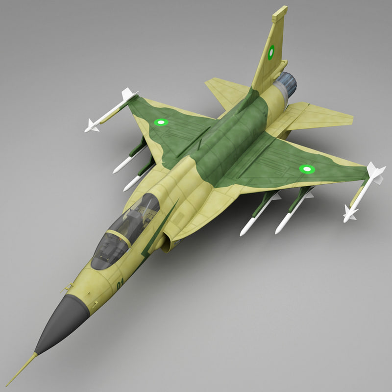 3d model of realistic jf-17 thunder fighter