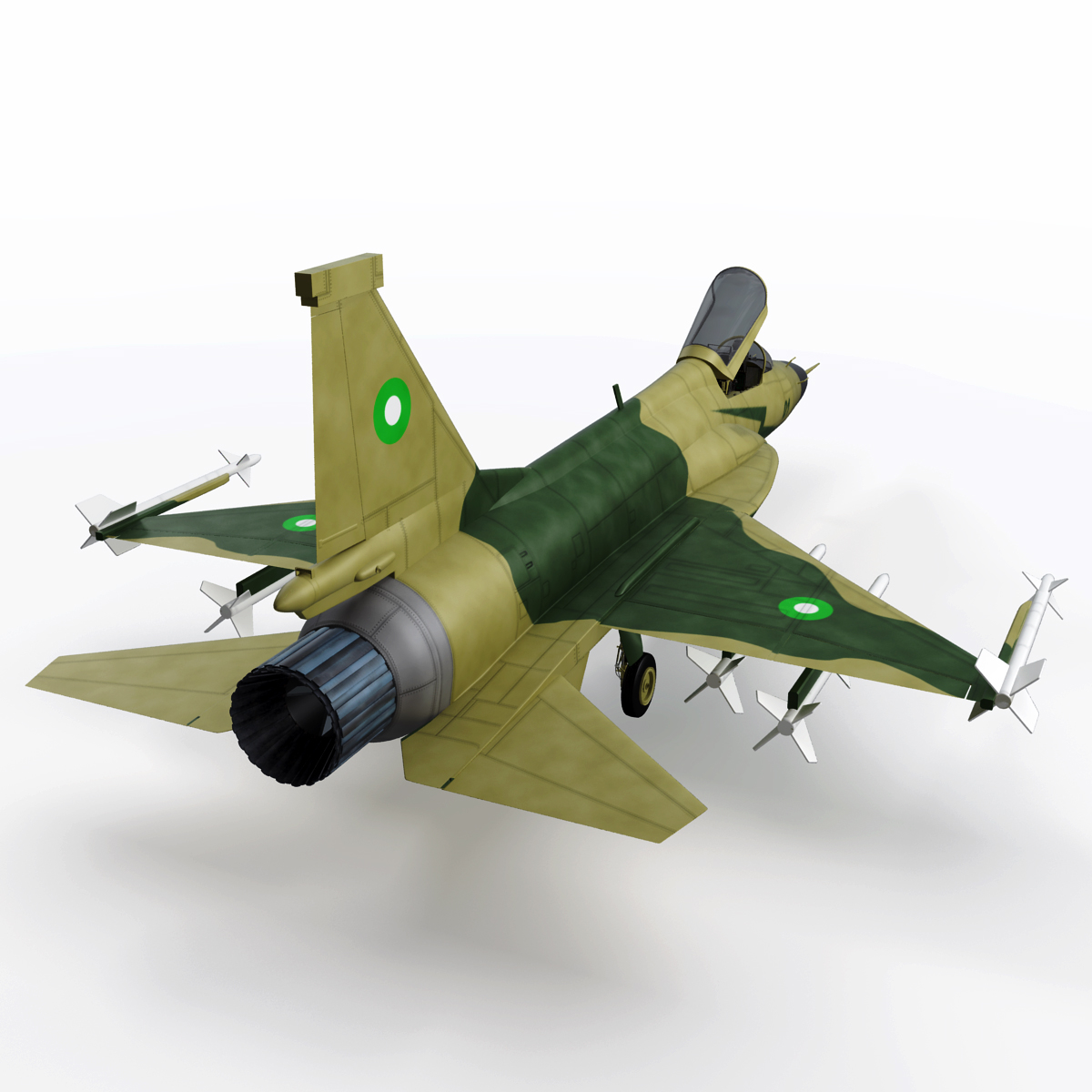 3d model of realistic jf-17 thunder fighter