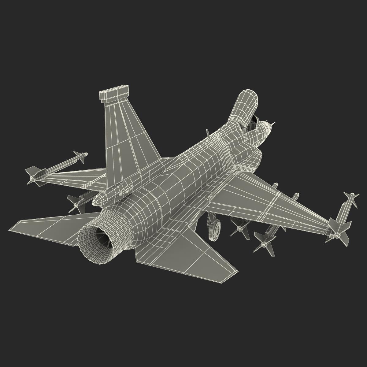 3d model of realistic jf-17 thunder fighter