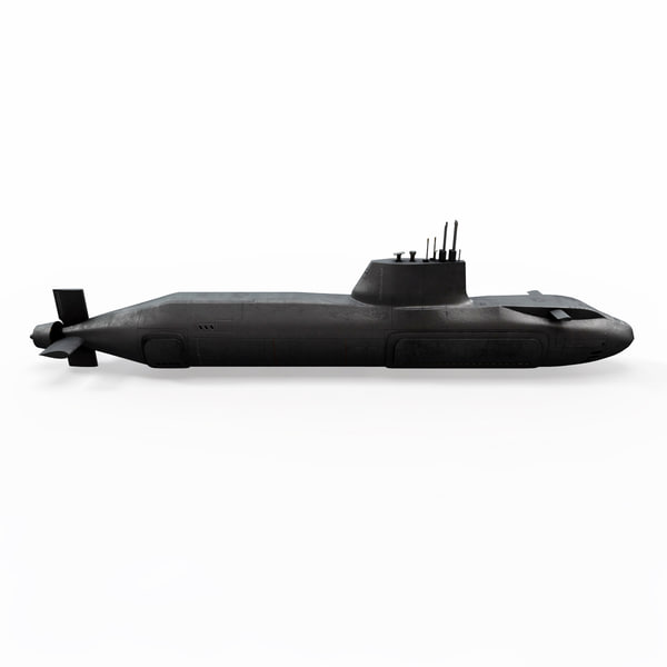 astute class submarine 3d max