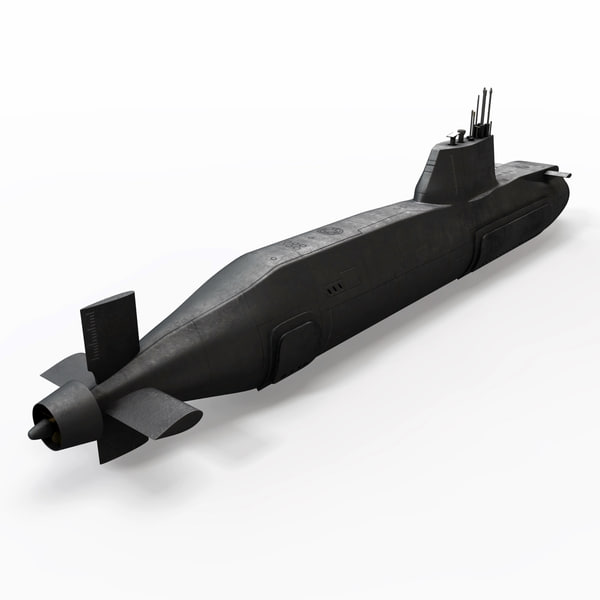 astute class submarine 3d max