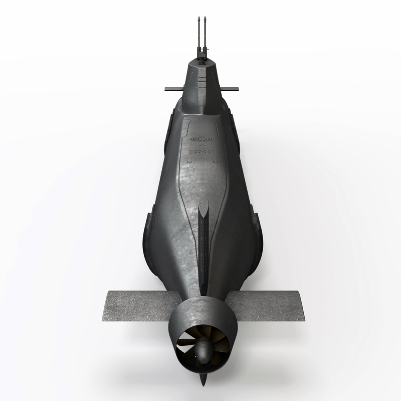 astute class submarine 3d max