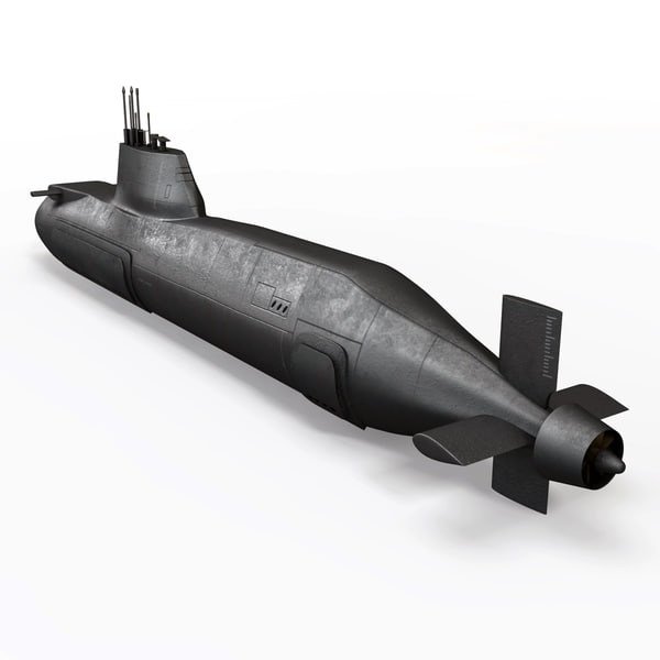 astute class submarine 3d max