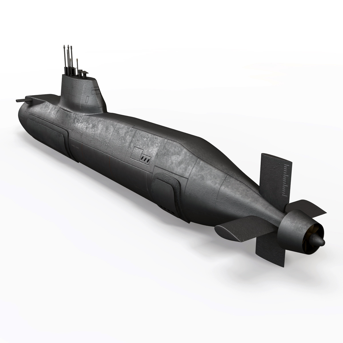 astute class submarine 3d max