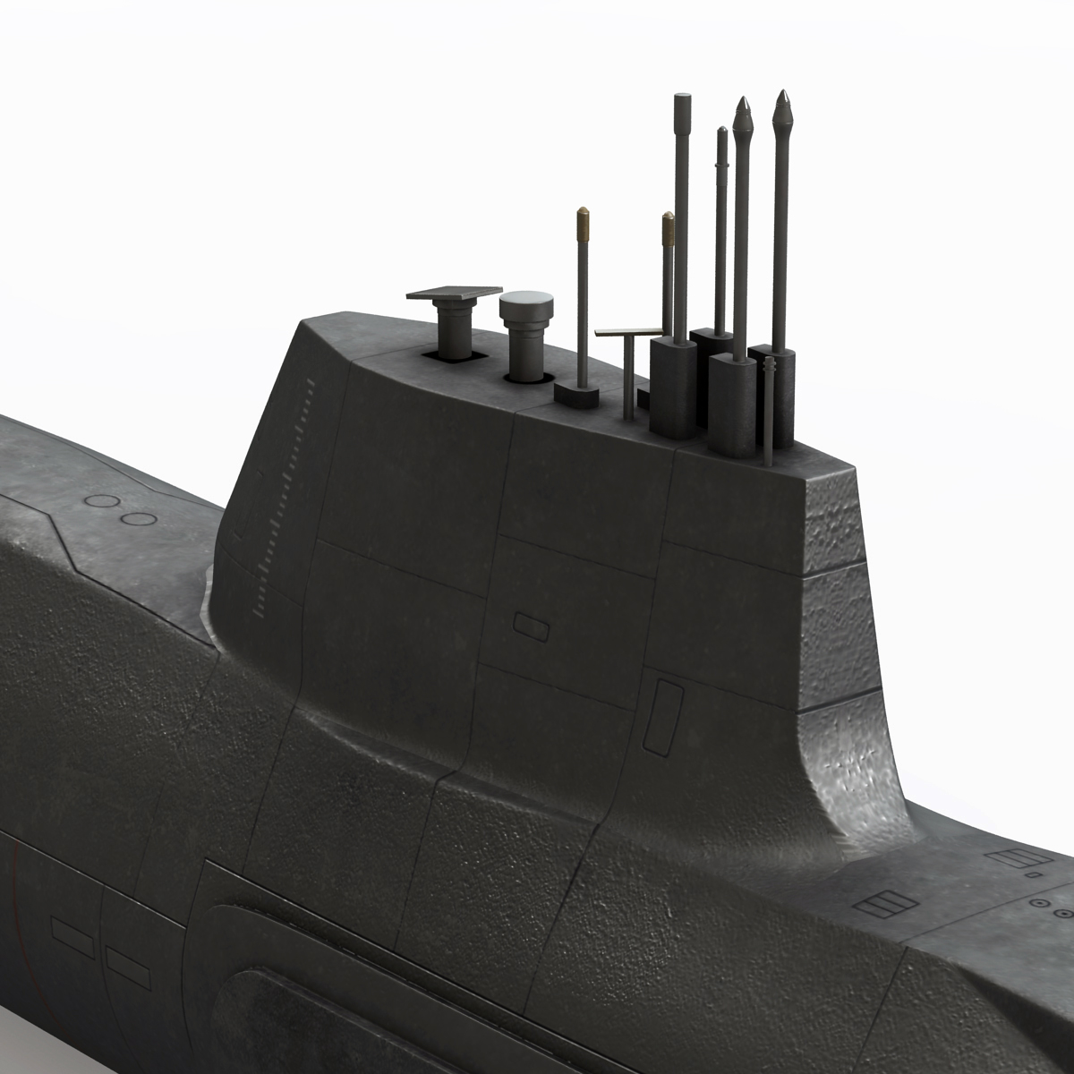 astute class submarine 3d max