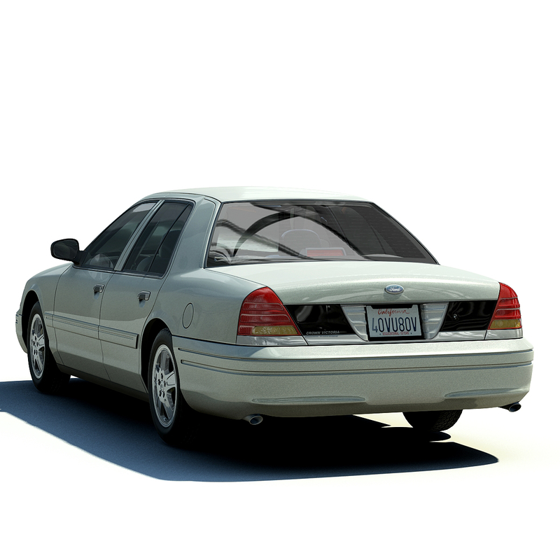 3d crown victoria model