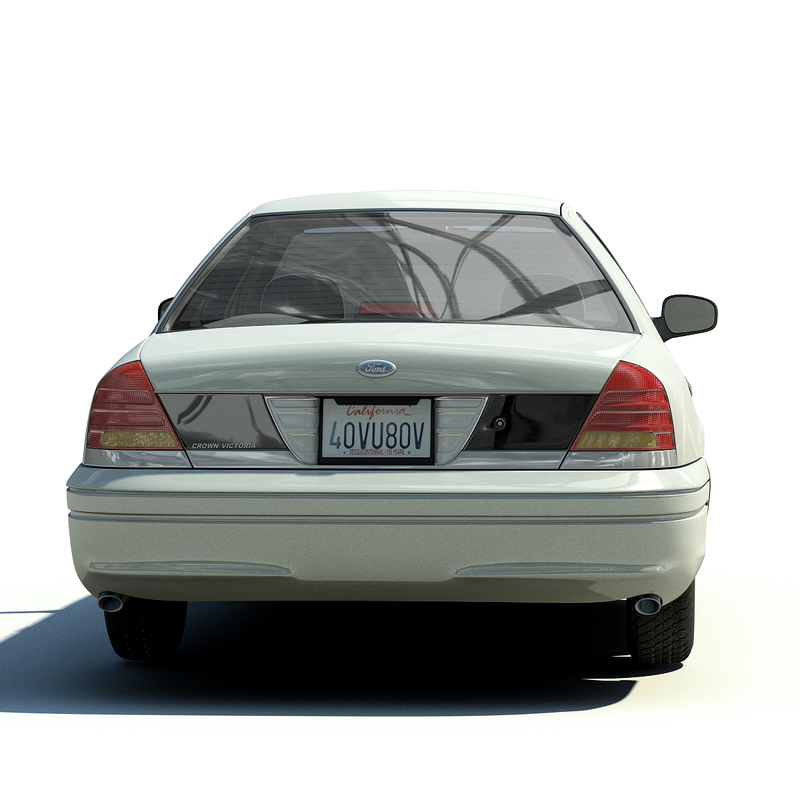 3d crown victoria model