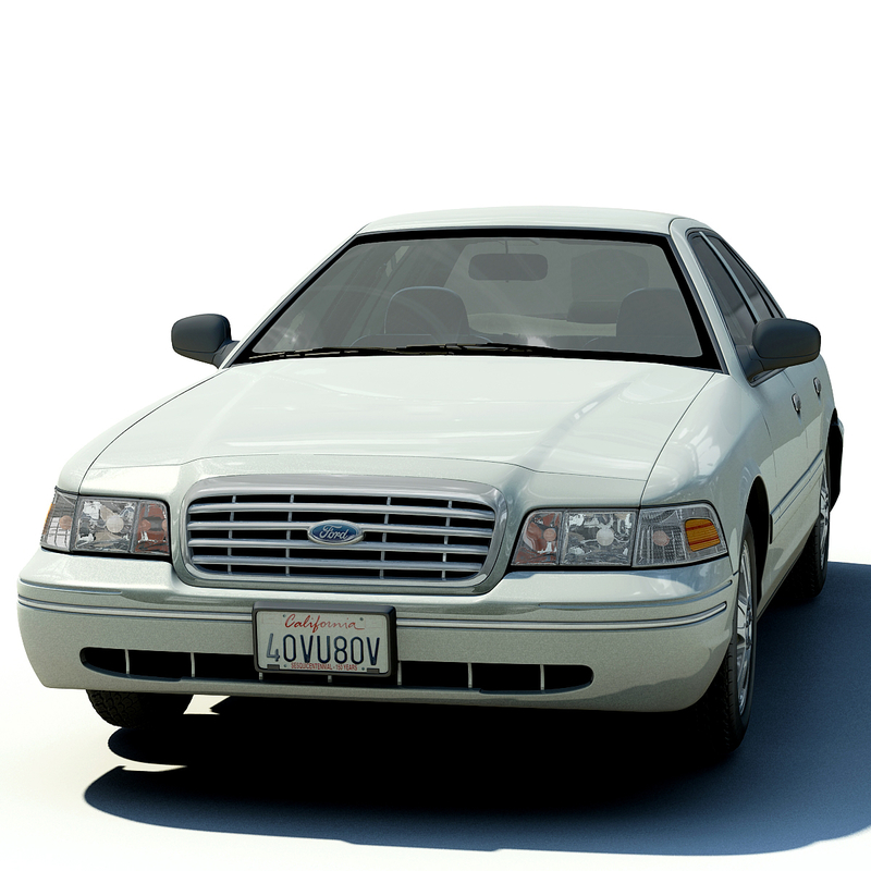 3d crown victoria model