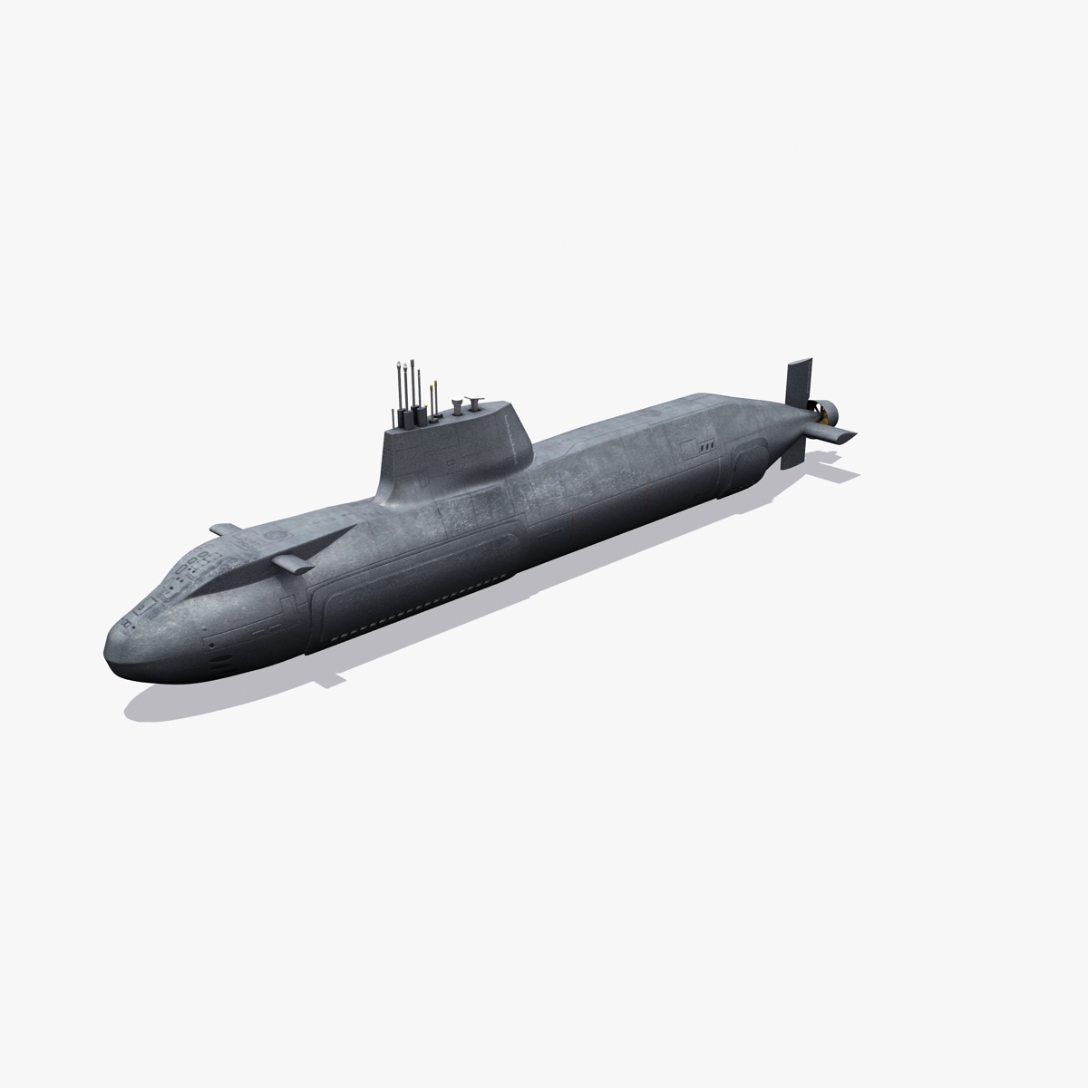 astute class submarine 3d max